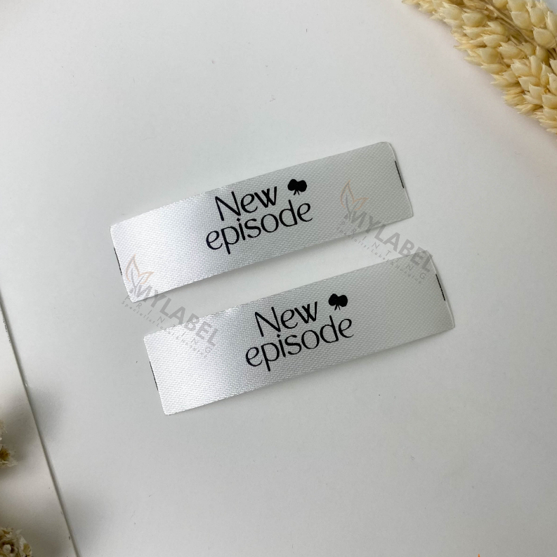 Jual 100 PCS label satin/label baju/label hijab/label washing care ...