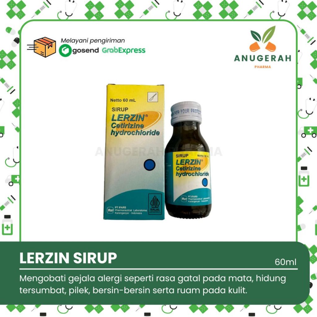 Jual Lerzin Syrup 60ml | Shopee Indonesia