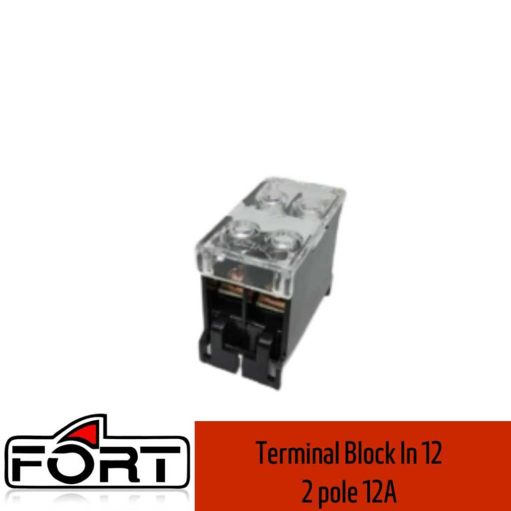 Jual Terminal Block 2 Pole IN12 20A | Shopee Indonesia