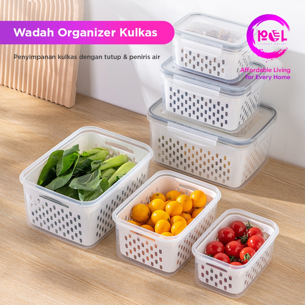 Jual POL - Wadah Keranjang Saringan Set 3 in 1 | Shopee Indonesia