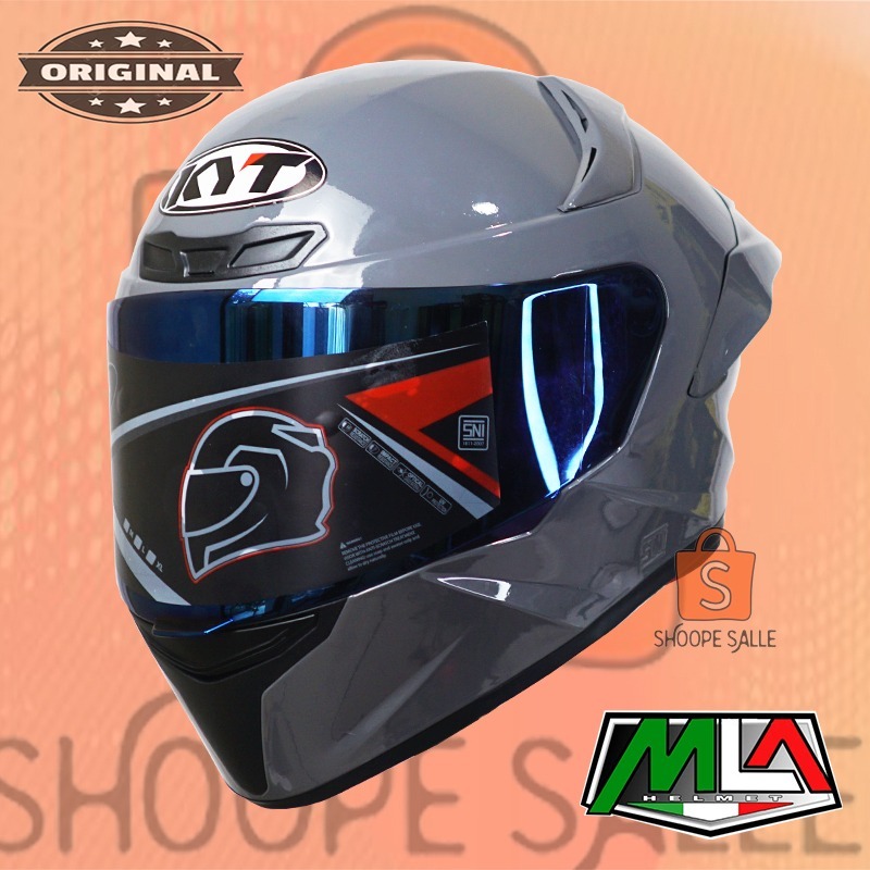 Jual HELM FULL FACE MLA CRYPTON MODEL HELM MIRIP KYT TT COURSE PAKET ...