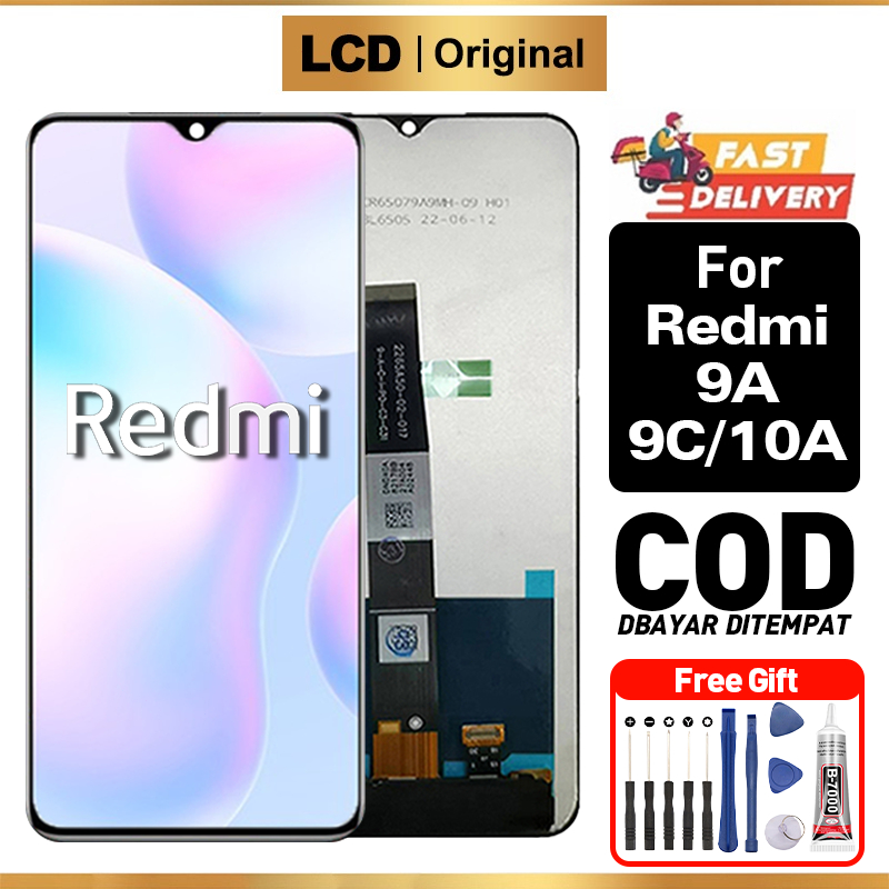 Jual LCD Redmi 9A 9C 10A Original Touchscreen Fullset Asli Ori ...