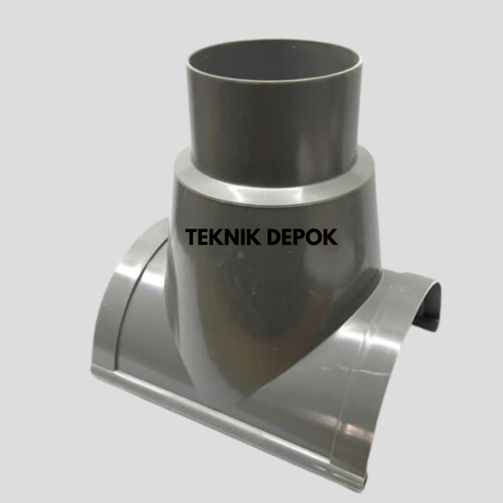 Jual Corong Talang 1/2 Lingkaran 6 inch PVC Pembuangan Saluran Air ...