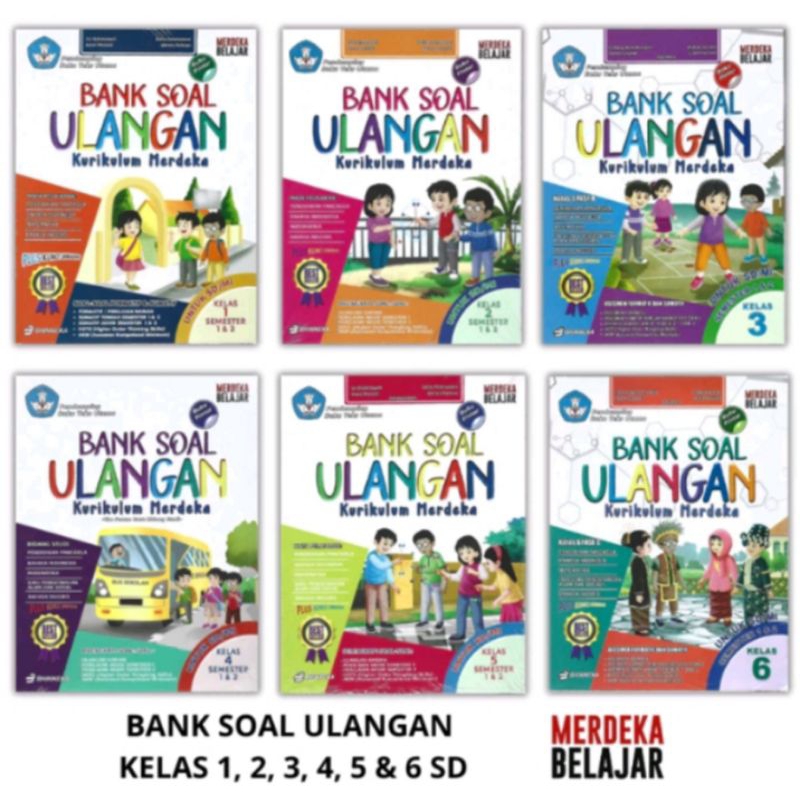 Jual BANK SOAL ULANGAN KURIKULUM MERDEKA UNTUK SEKOLAH SD KELAS 1-6 | Shopee Indonesia