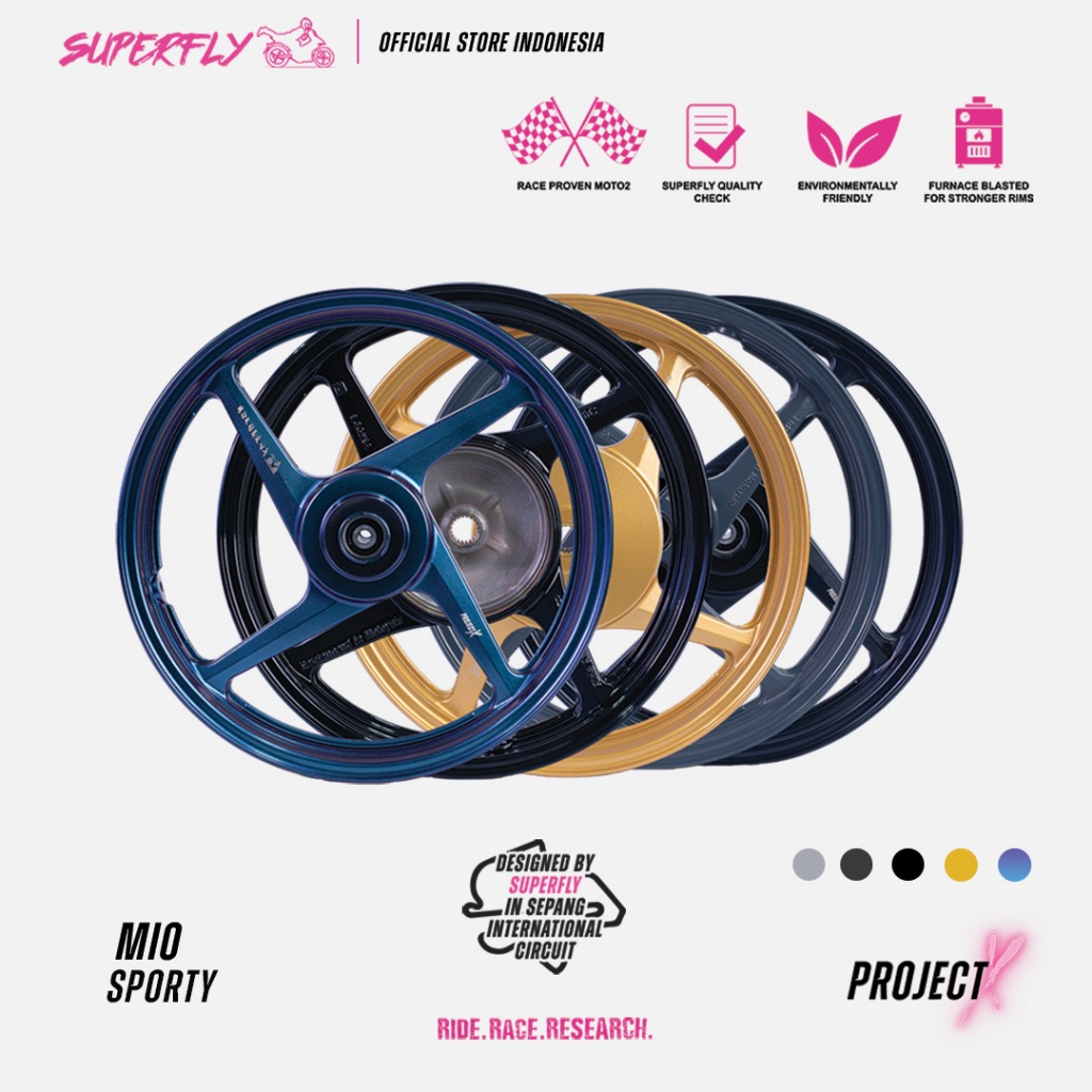 Jual VELG MIO SPORTY SUPERFLY PROJECT X | Shopee Indonesia