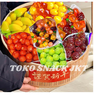Jual [HALAL] Permen Buah Jelly Kupas 3 Varian Rasa / Permen Rasa Buah ...