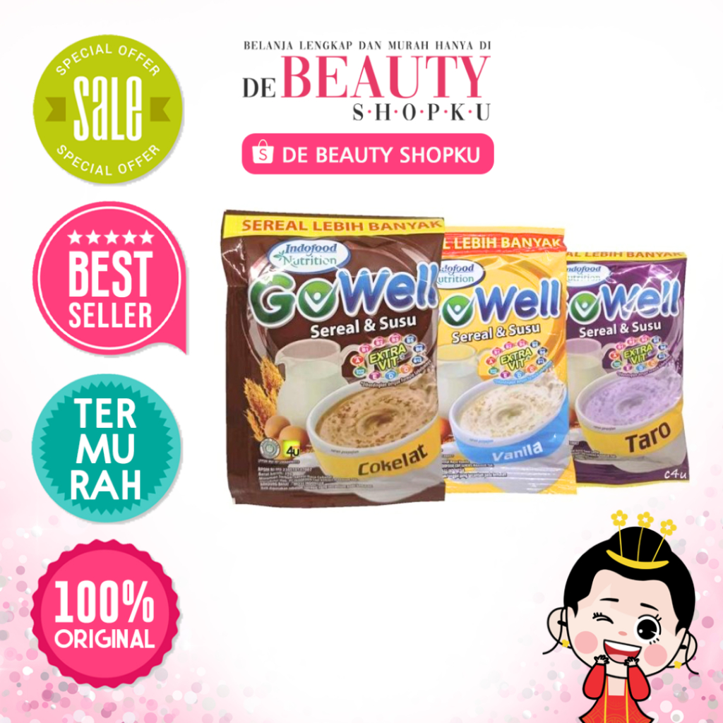 Jual Gowell Sereal & Susu 29gr × 10 Sachet | Shopee Indonesia