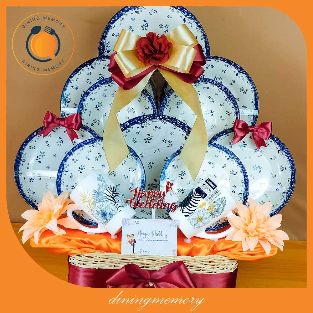 Jual Parcel Set Pernikahan Wedding Gift Hadiah Seserahan Hampers Kaca ...