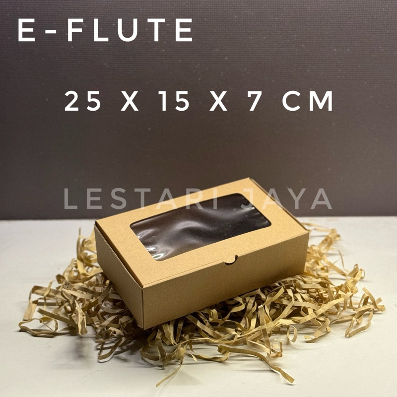 Jual Box Kardus E-Flute Coklat 25x15x7 CM Untuk Packaging Olshop ...