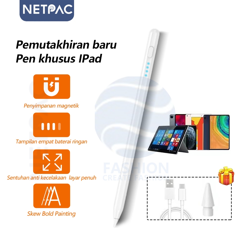 Jual NETPAC Stylus Pen Anti-mistouch iPad stylus Apple Pensil Pena ...