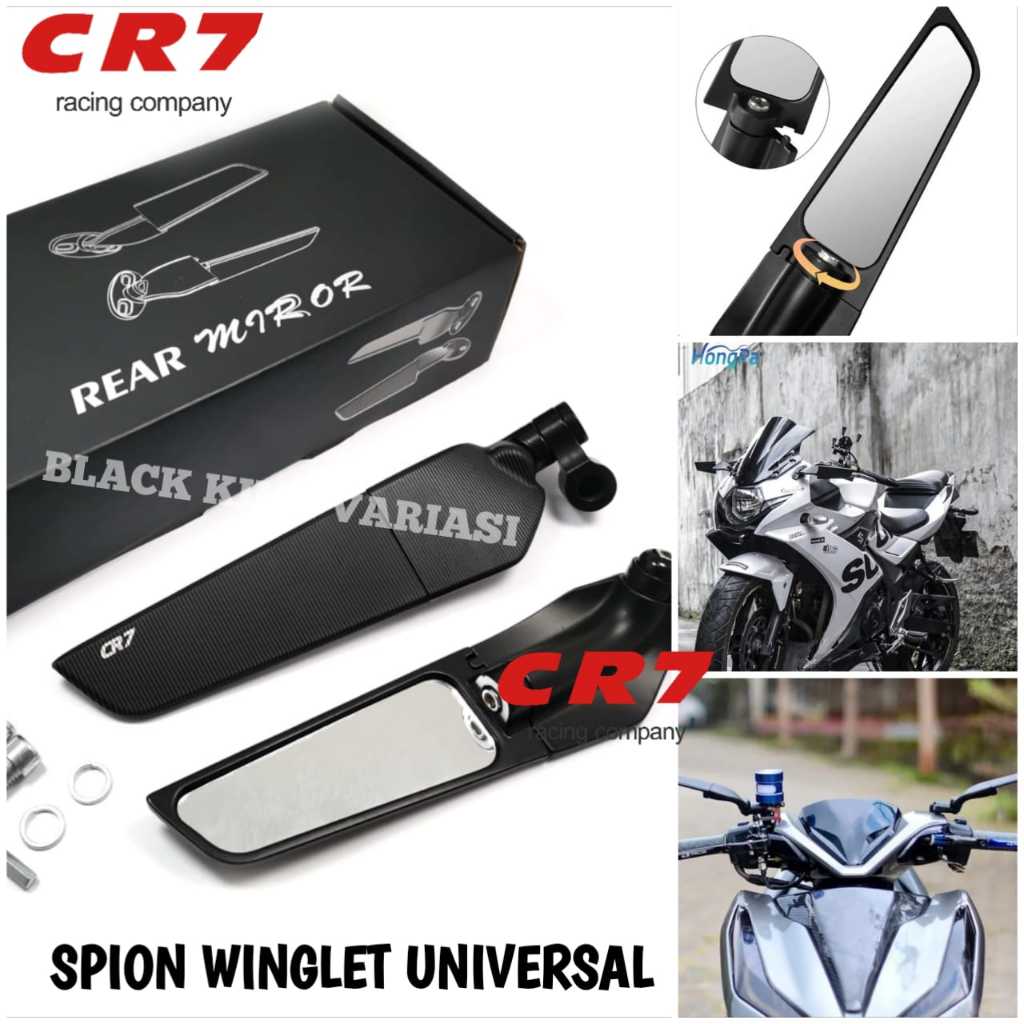 Jual Spion Winglet Full Cnc Universal Mio Beat Vario PCX Aerox Nmax ...