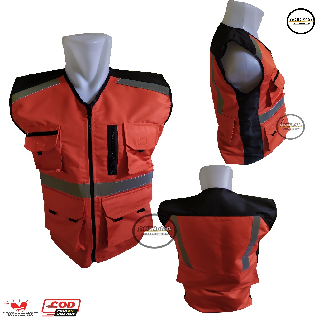 Jual Rompi Kerja/ Rompi safety/ Rompi Dinas/ Rompi Outdoor/ Rompi ...