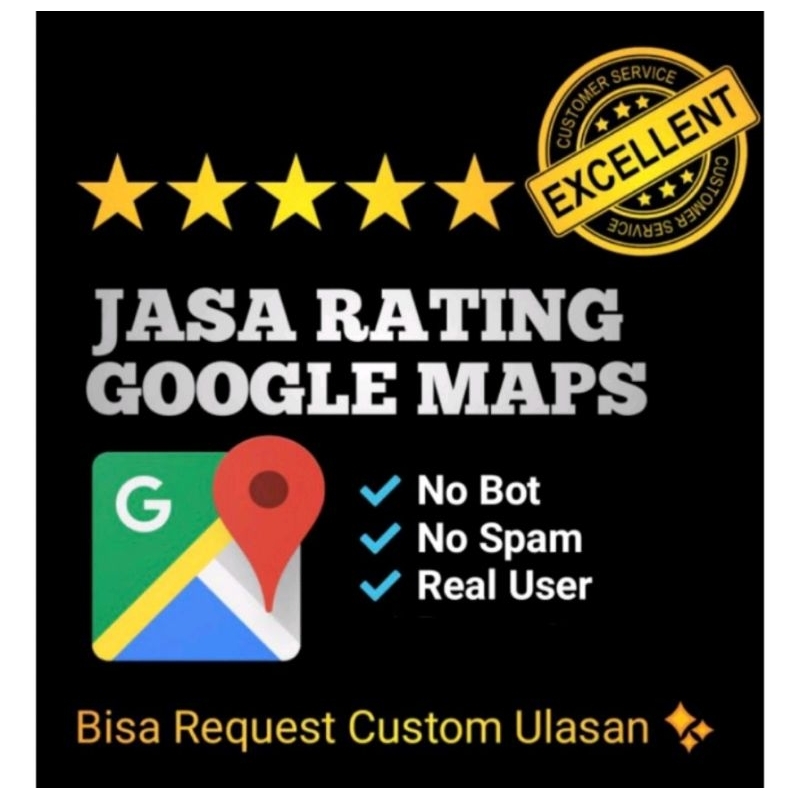 Jual Review/ Rating/Ulasan Google Maps/GMaps Permanen | Shopee Indonesia