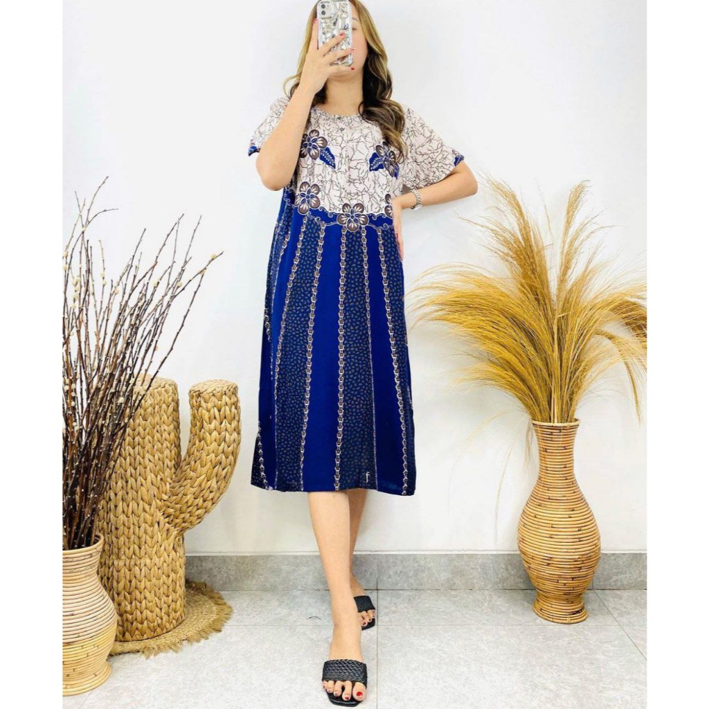 Jual Benang Raja Daster Base Bunga Polka | Shopee Indonesia
