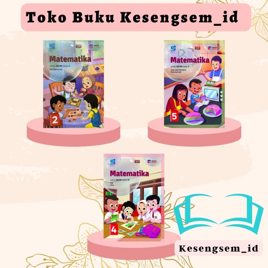 Jual Buku Matematika Kelas 1, 2, 3, 4, 5, 6 SD/MI Kurikulum Merdeka - Grafindo | Shopee Indonesia