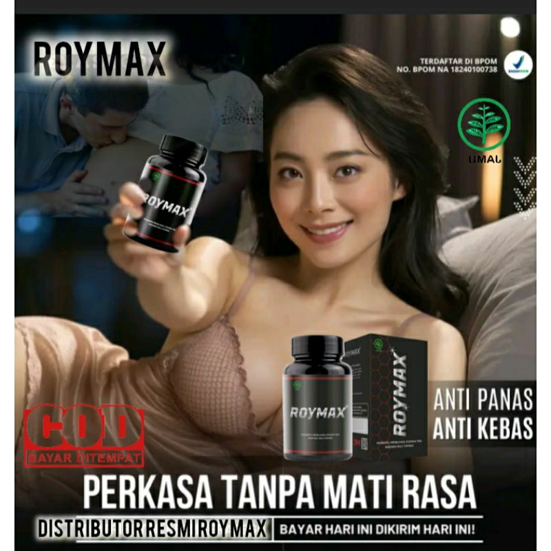 Jual Obat kuat Capsul pria Roymax herbal pria perkasa alami | Shopee Indonesia