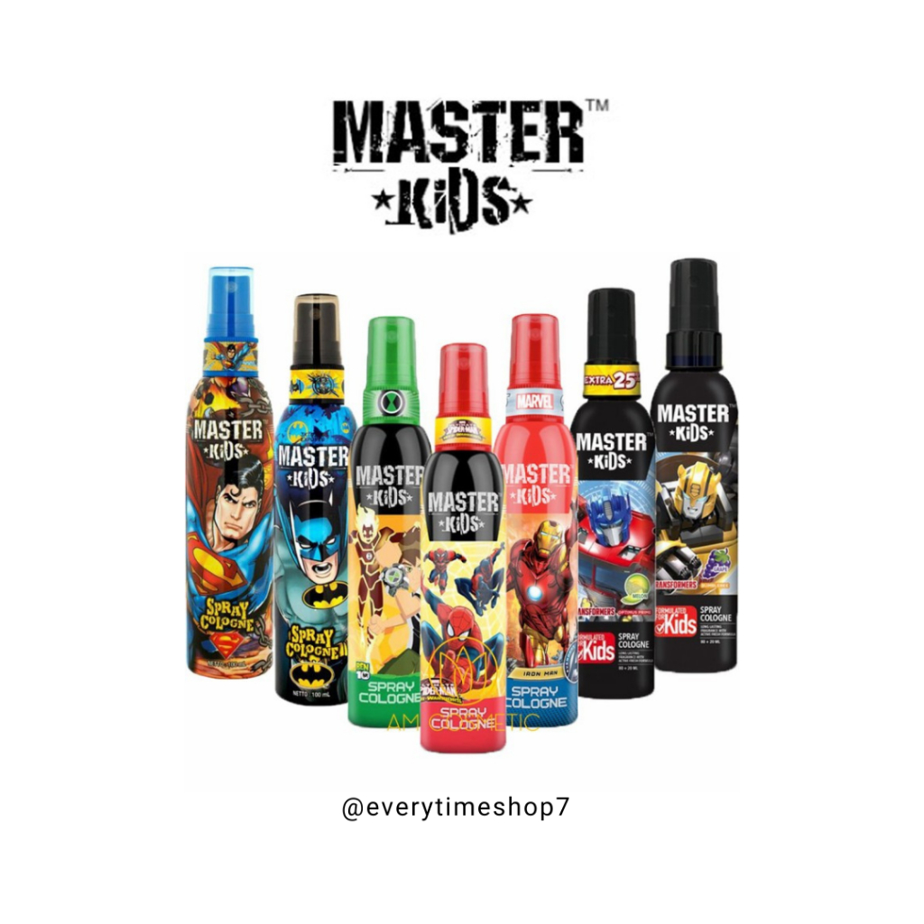 Jual Master Kids Spray Cologne Superhero 100ml | Shopee Indonesia