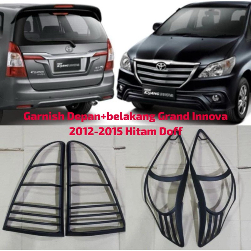Jual Garnish List Lampu Depan & Belakang Grand Innova 2012-2015(Sebelum ...