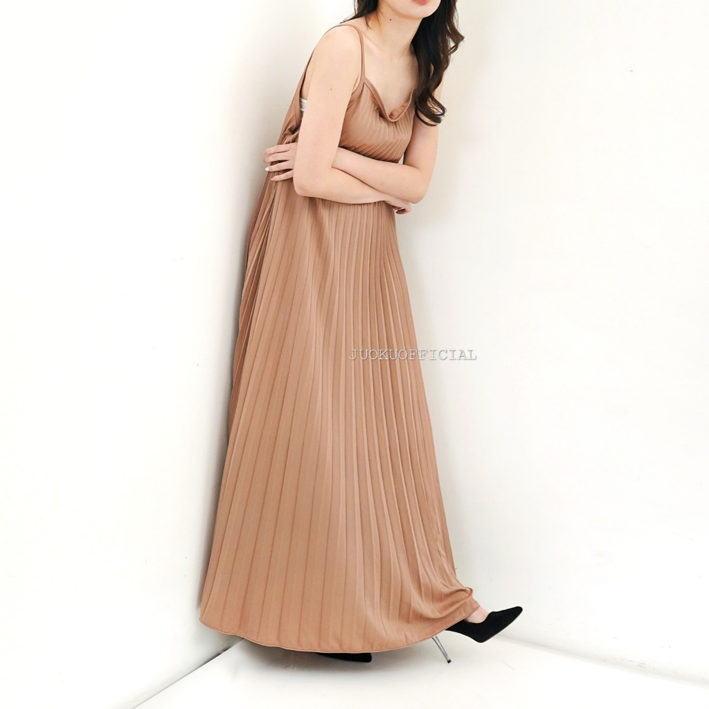 Jual Inner Dress Plisket Mayung / Dress Polos Plisket / Inner Plisket ...