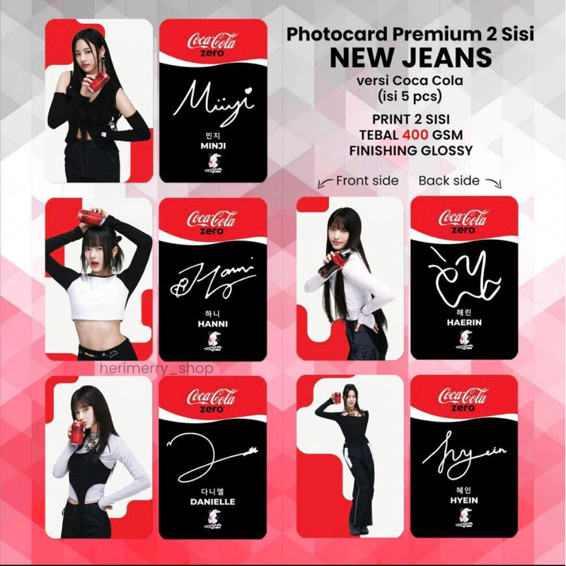 Jual photocard,newjeans(unoff),(harap baca deskripsi) | Shopee Indonesia