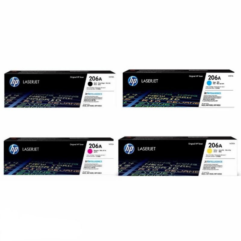 Jual Satu Set Toner Hp Laserjet 206A W2110A-W2111A-W2112A-W2113A Dengan ...