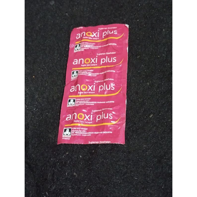 Jual anoxi plus strip 6 tablet | Shopee Indonesia