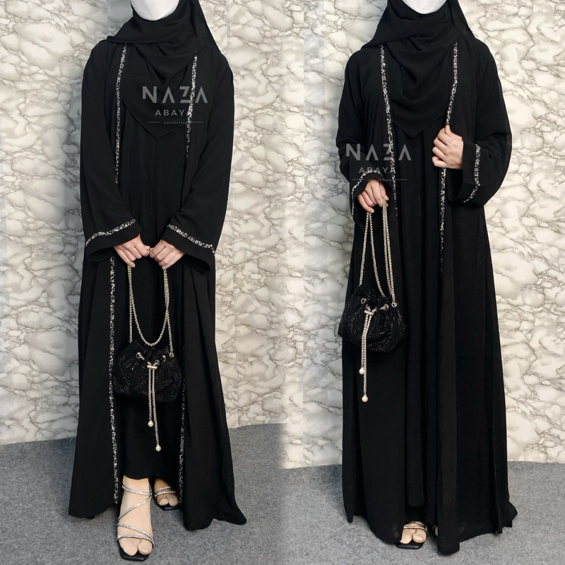 Jual AISYAH ABAYA OUTER || sudah satu set pashmina, inner dan outer ...