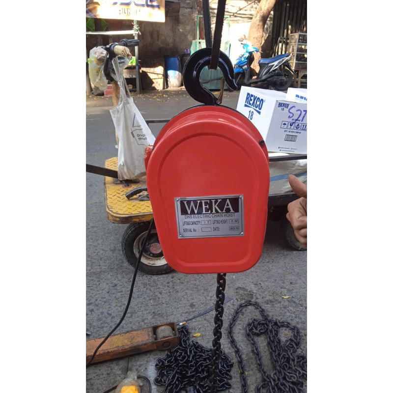 Jual Alat kontruksi Electrik Chain Hoist Chain Block 5 Ton X 3 Meter 3 ...