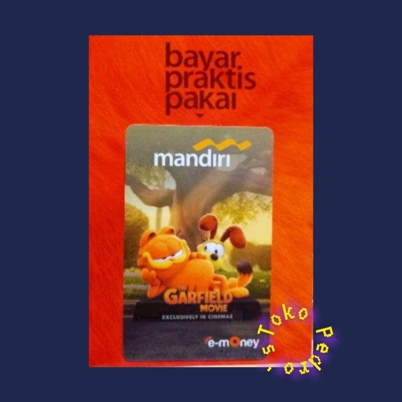 Jual Mandiri eMoney Special Edition edisi GARFIELD POSTER The Movie ...