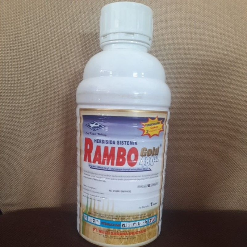 Jual Herbisida Sistemik Purna Tumbuh Rambo Gold 480SL 1lt | Shopee Indonesia