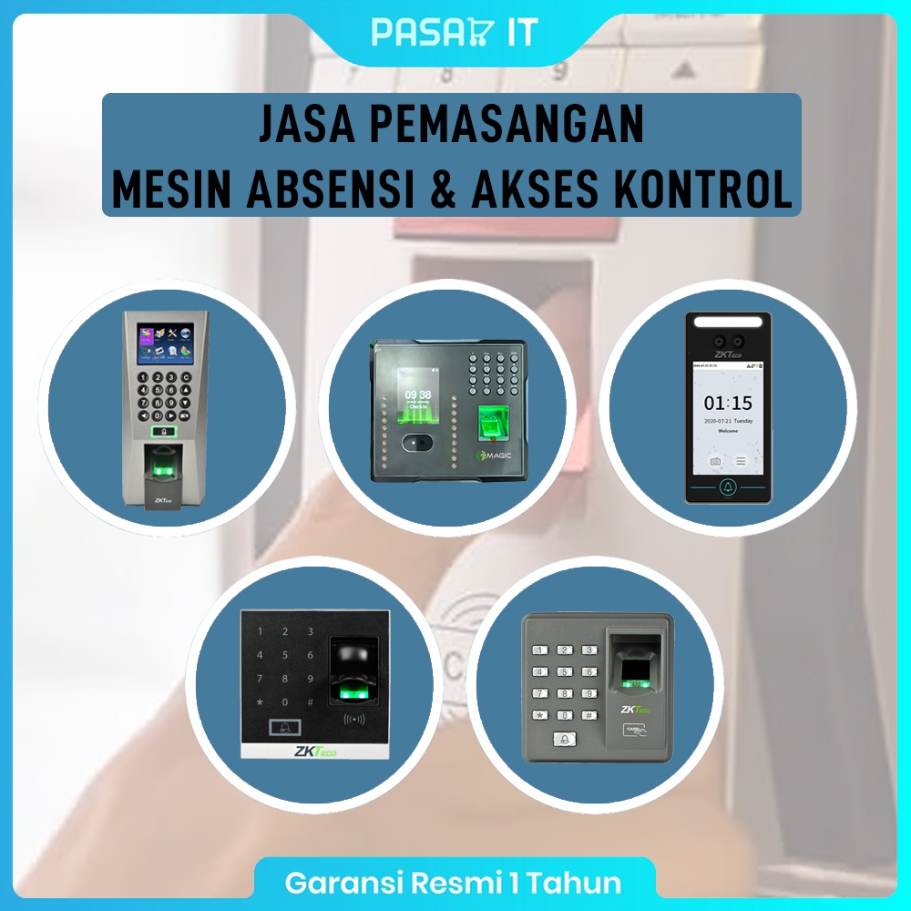 Jual Jasa Layanan Pemasangan Mesin Absensi + Training Software | Shopee Indonesia