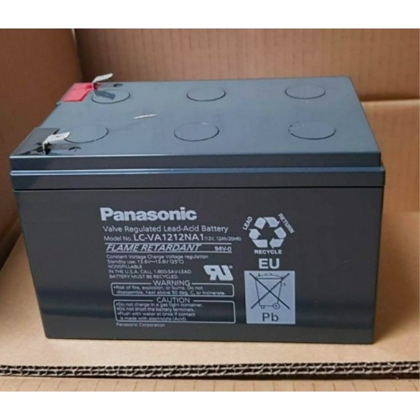 Jual BATTERY UPS PANASONIC 12V 12AH BATERAI KERING PANASONIC 12V 12AH ...