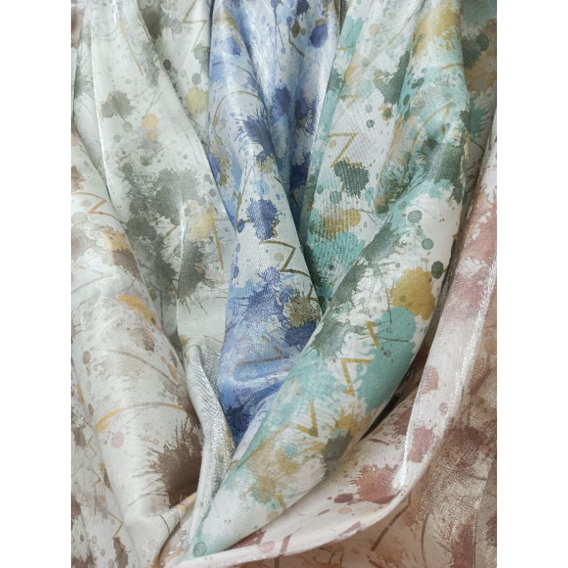 Jual KAIN SHIMER MOTIF ABSTRAK GARMENT | Shopee Indonesia