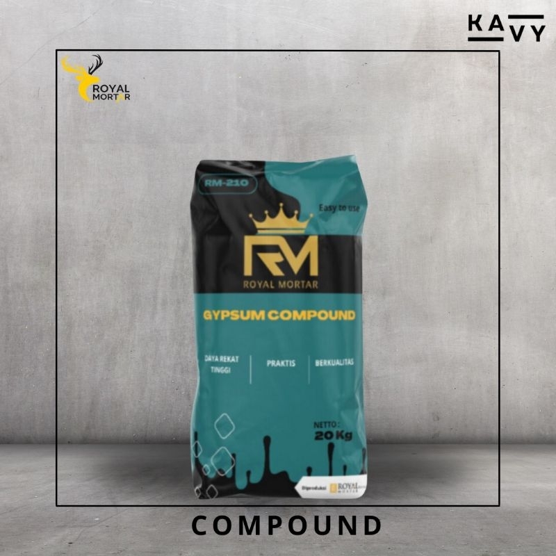 Jual Semen Instan | Compound Gypsum | RM 210 Royal Mortar | Shopee ...