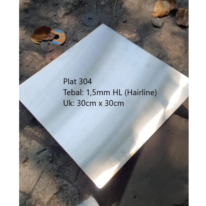 Jual Plat 304 tebal: 1.5mm uk: 30*35cm = 1050 harga: 115.500 | Plat 304 ...