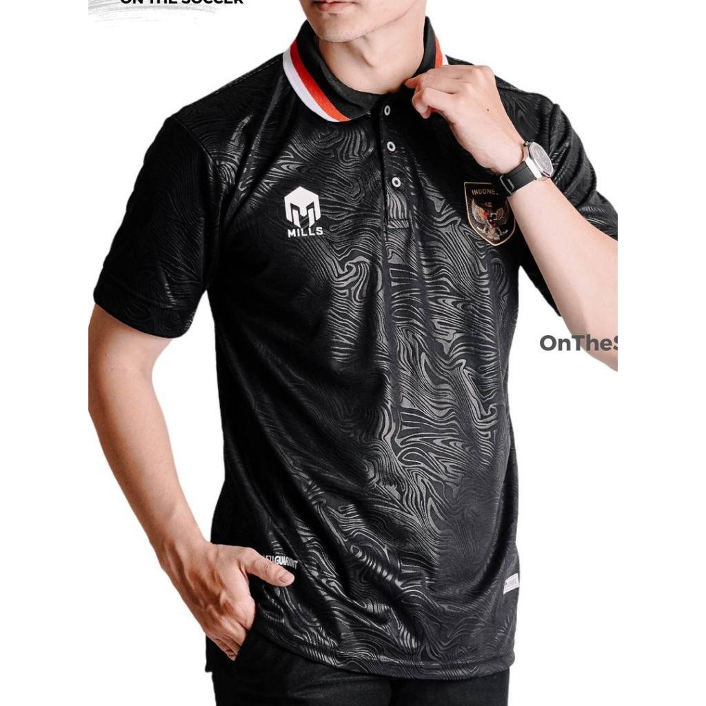 Jual Jersey Timnas indonesia Hitam Big size Over size Pria dan wanita ...