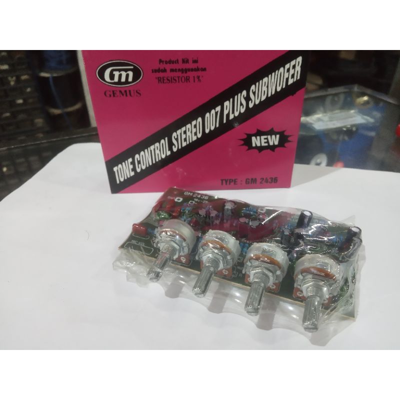 Jual KIT RANGKAIAN TONE CONTROL STEREO PLUS SUBWOOFER GM 2436 | Shopee ...