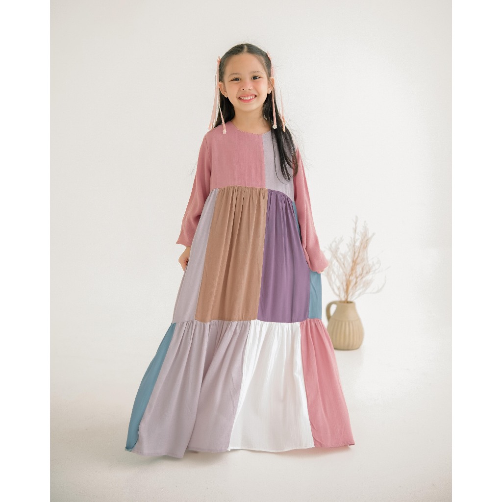 Jual RAINARA MAXI DRESS LONG SLEEVE | Dress Anak Perempuan | Long Dress ...