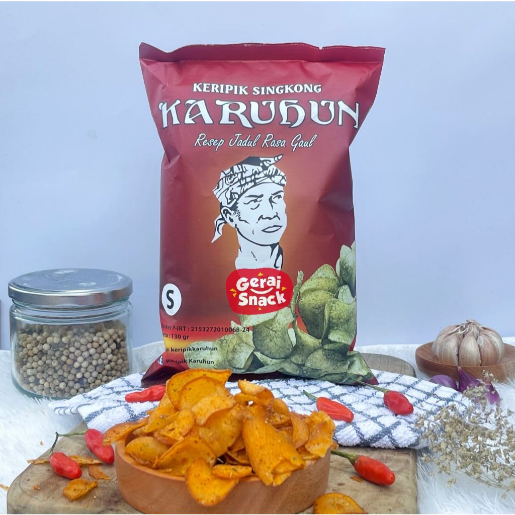 Jual Keripik Singkong Karuhun Cabe Ijo Oleh2 Khas Bandung 130g | Shopee ...