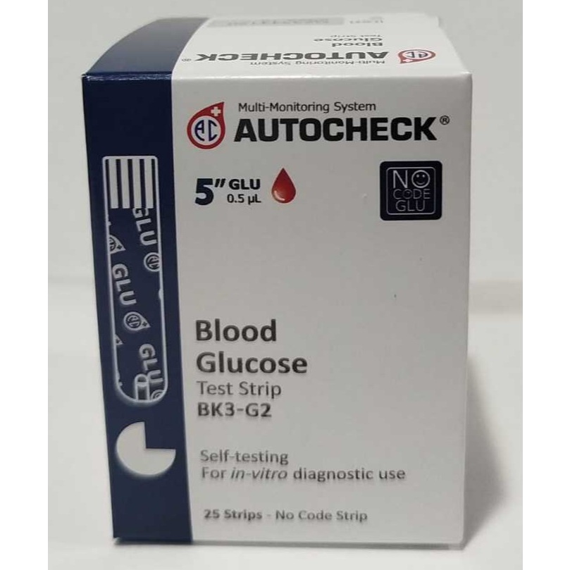 Jual AUTOCHECK Strip Gula Darah | Glucose Test Strip | Shopee Indonesia