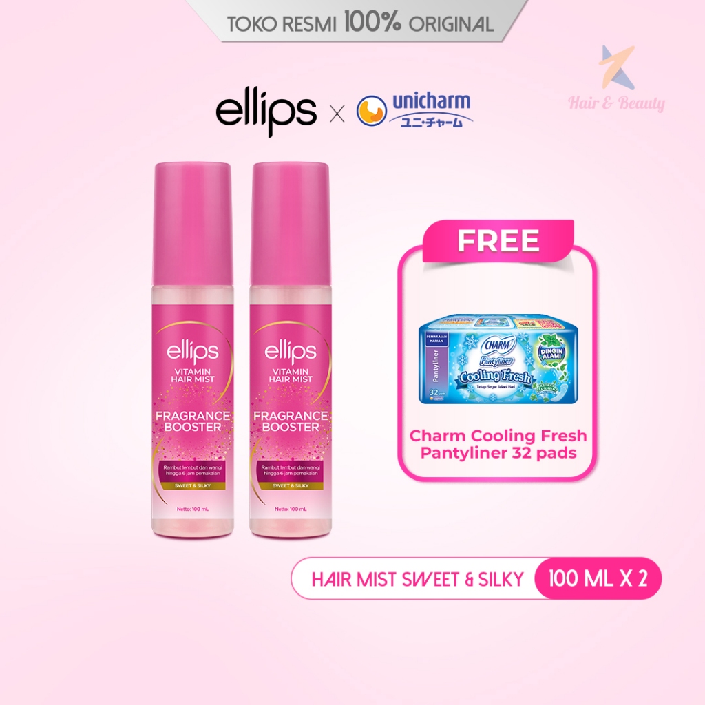 Jual Ellips Vitamin Hair Mist Sweet & Silky 100ml Twin Pack | Shopee ...
