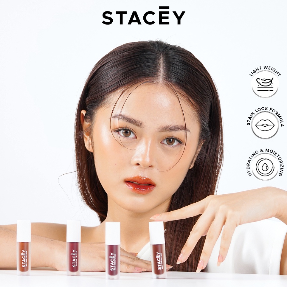 Jual Stacey Jelly Ink Lip Stain Lip Tint Make up KODE O3G6 | Shopee ...