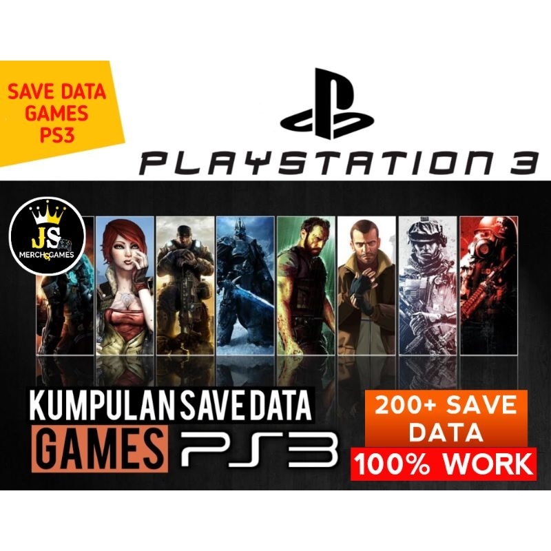 Jual ( TERBARU ) KUMPULAN SAVE DATA PREMIUM 200+ GAMES PS3 - 100% WORK ...