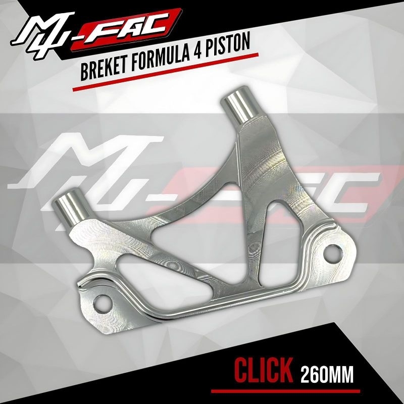 Jual BREKET BRECKET KALIPER DEPAN FORMULA 4 piston SWITS & TRACTION MIO ...