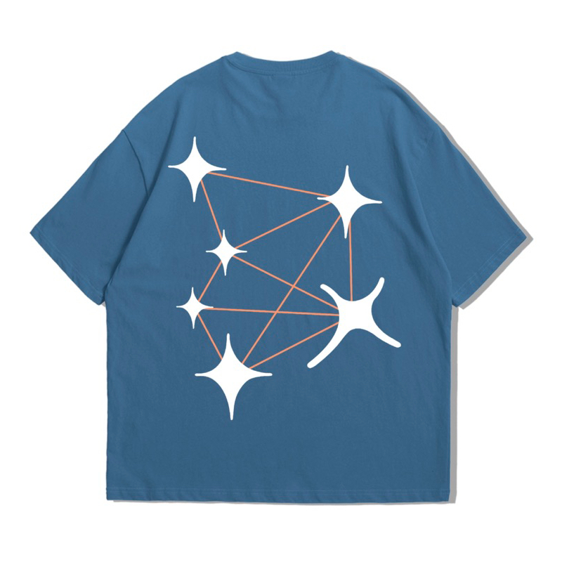 Jual Oversize T-Shirt Steel Blue by Abandoned Romantica - Build Your Algorithm | Shopee Indonesia