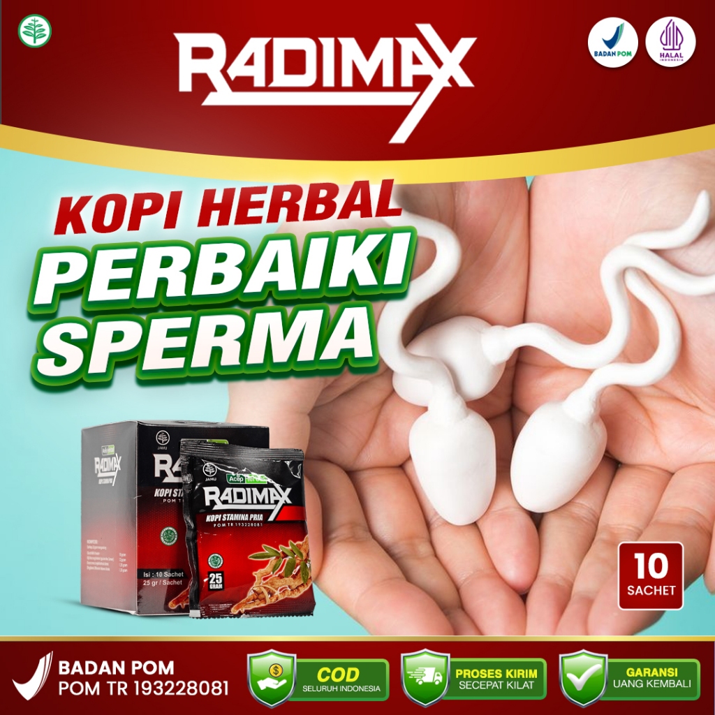 Jual Radimax Kopi Herbal Perbaiki Kualitas Sperma Obat Mr P Loyo ...