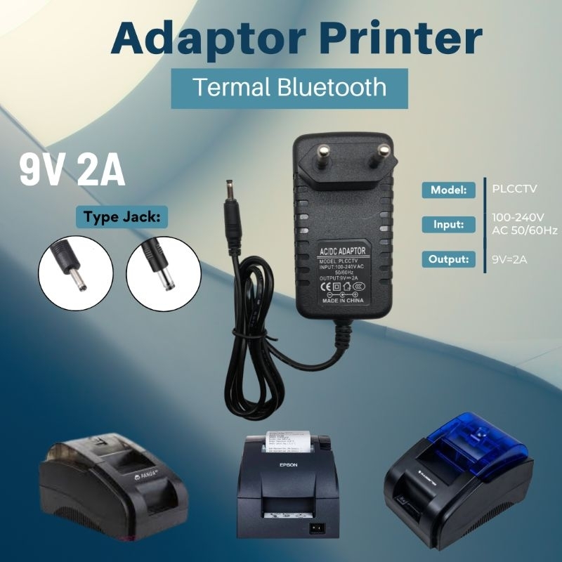 Jual [ COD ] Adaptor Charger Printer Thermal Panda prj 58D vsc 58D ...