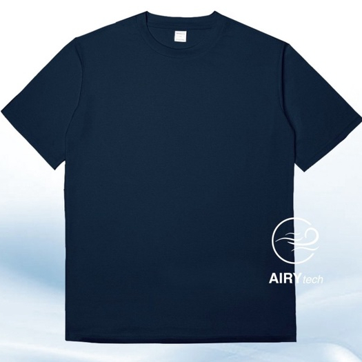 Jual Common Goods Short Sleeve AIRYtech Oversize T-Shirts - Navy Blue | Shopee Indonesia