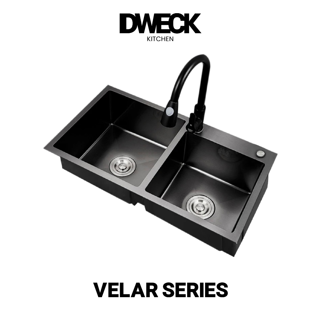 Jual Kitchen Sink Black New Design VELAR Series | Shopee Indonesia