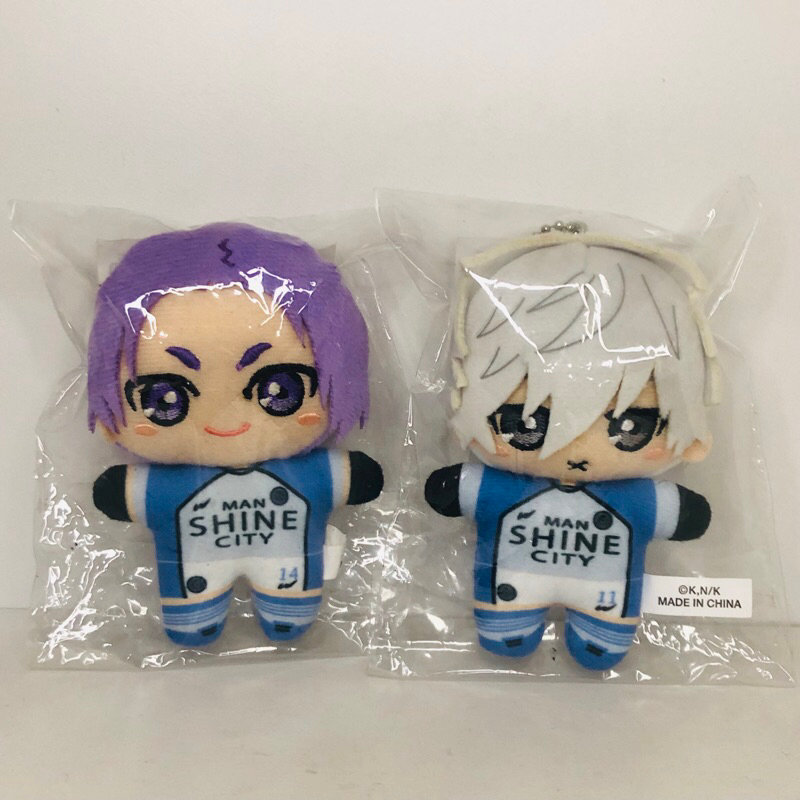 Jual (official) exhibition plush blue lock - nagi seishiro mikage reo ...